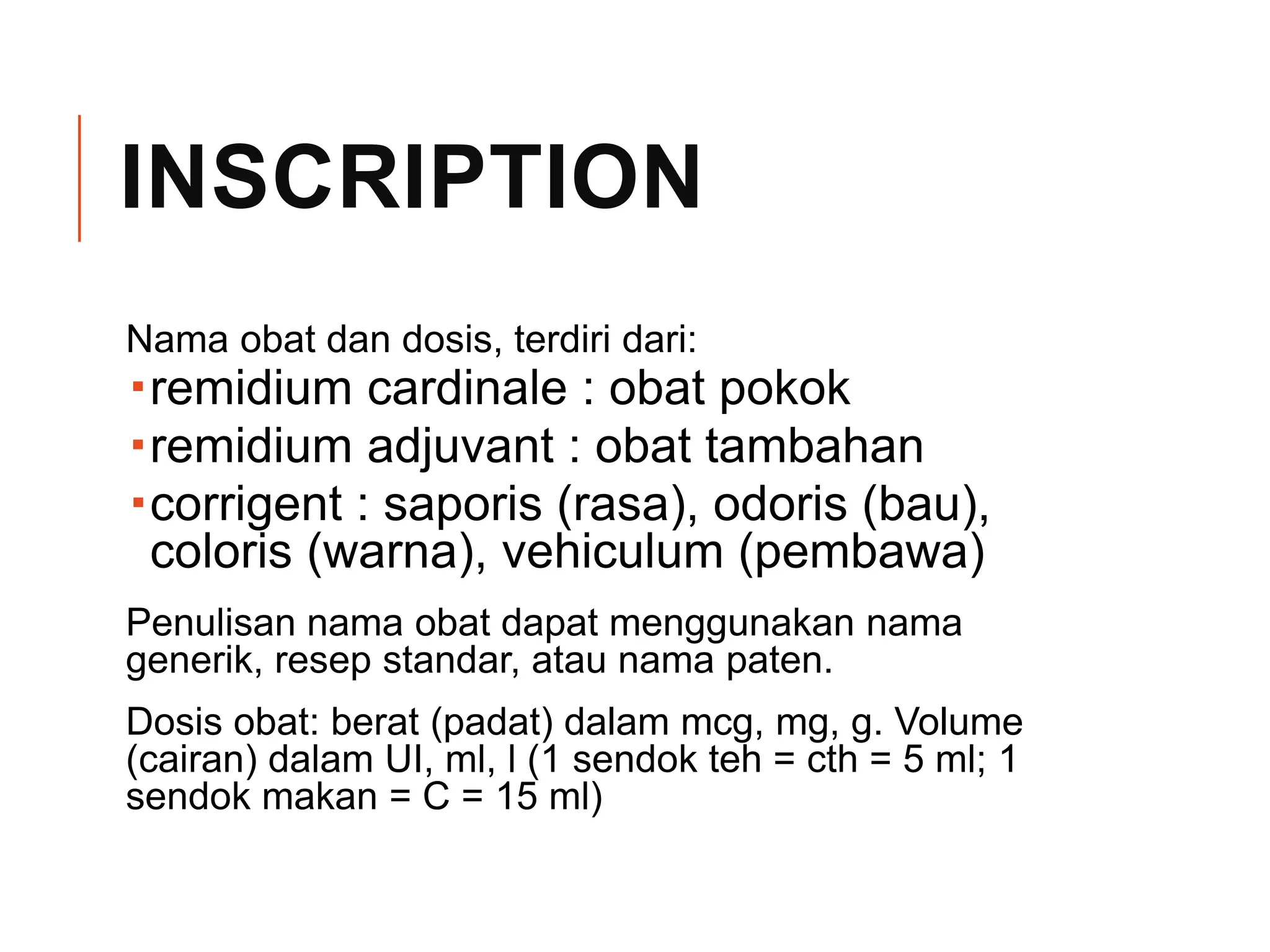 Resep Obat dalam matakuliah oral farmakoterapi | PPTX