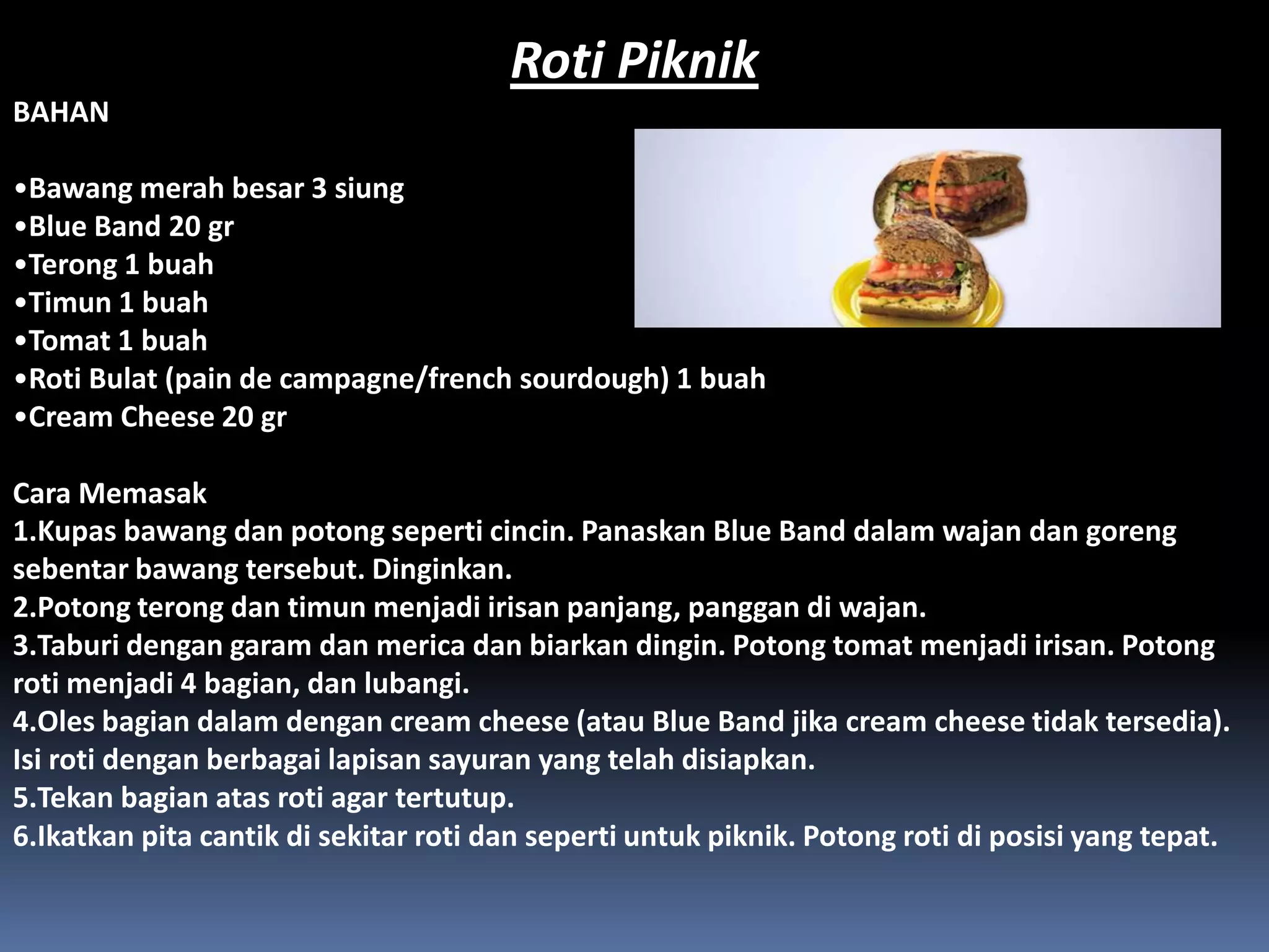 Resep roti | PPT