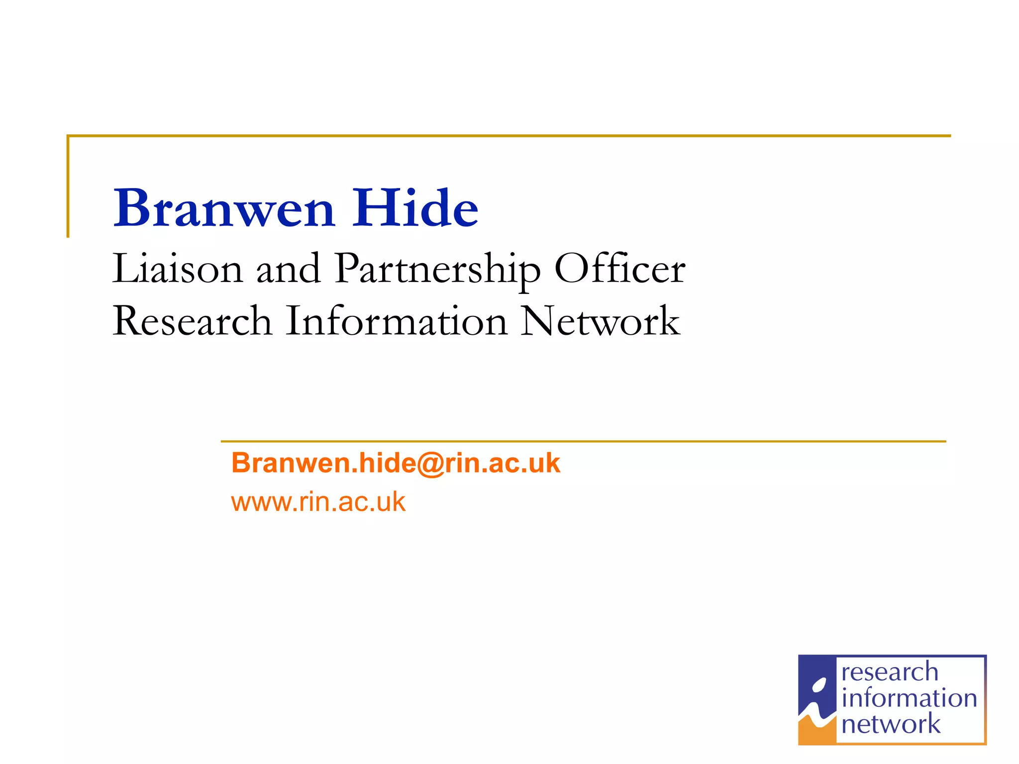 Researchers of Tomorrow | PPT