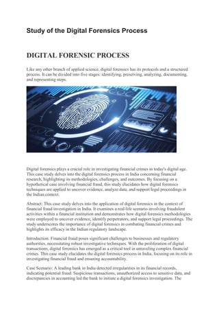 reserach paper on Study Of Digital Forensics Process.docx