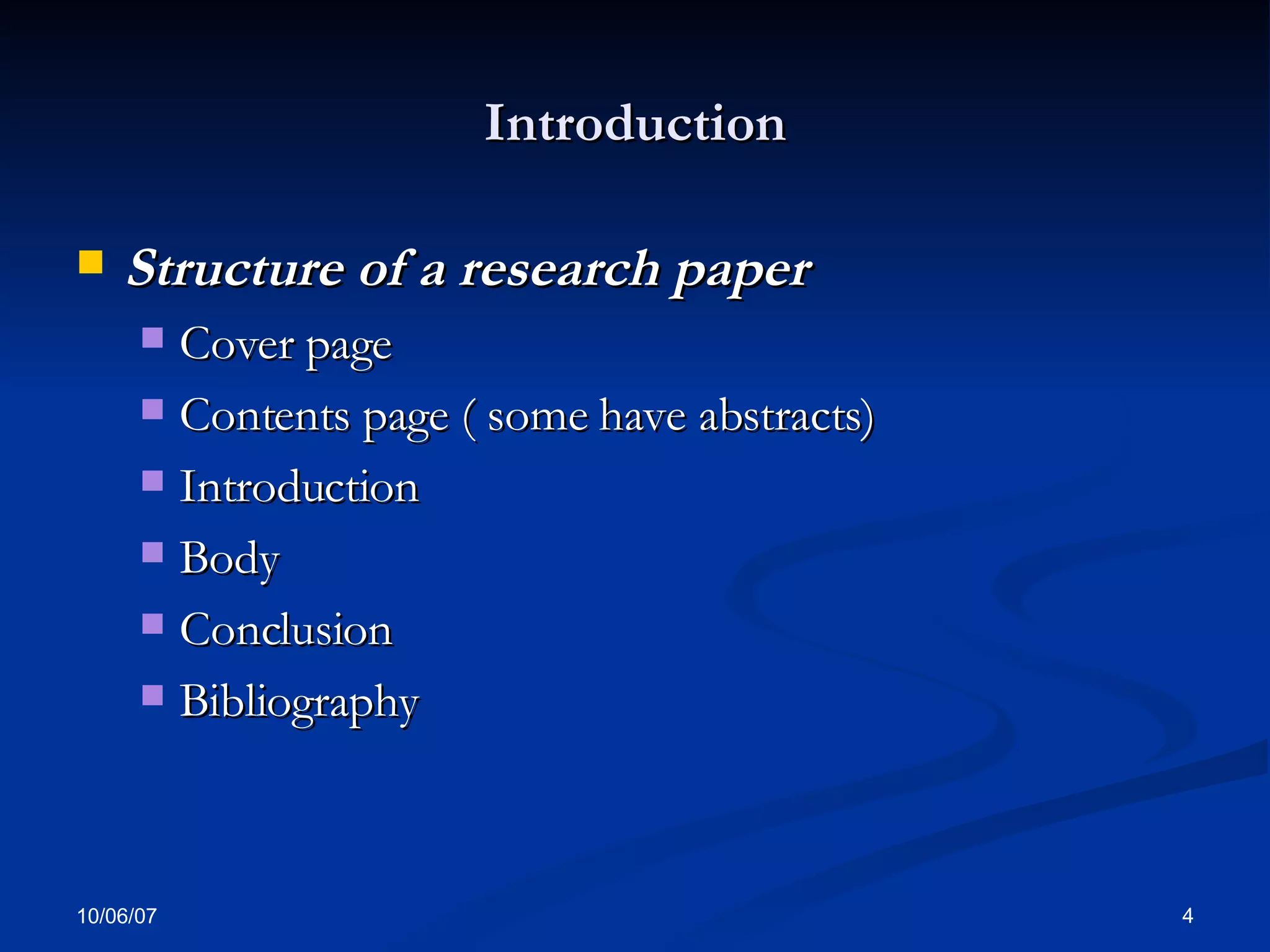 Reserch Methods: How to write an academic paper | PPT