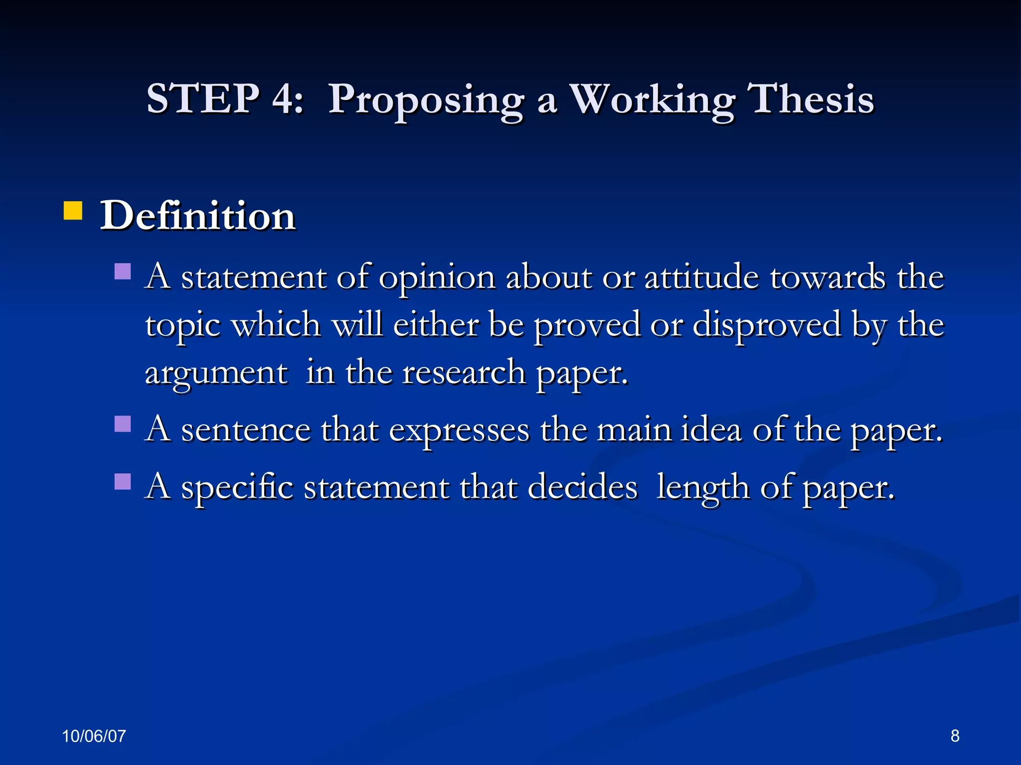 Reserch Methods: How to write an academic paper | PPT
