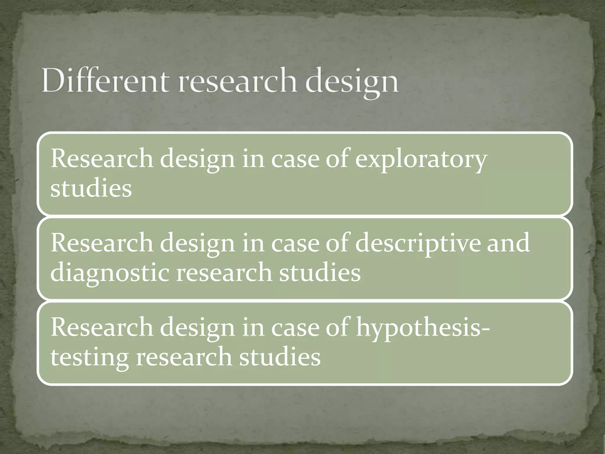 Reserch design and sample design | PPTX