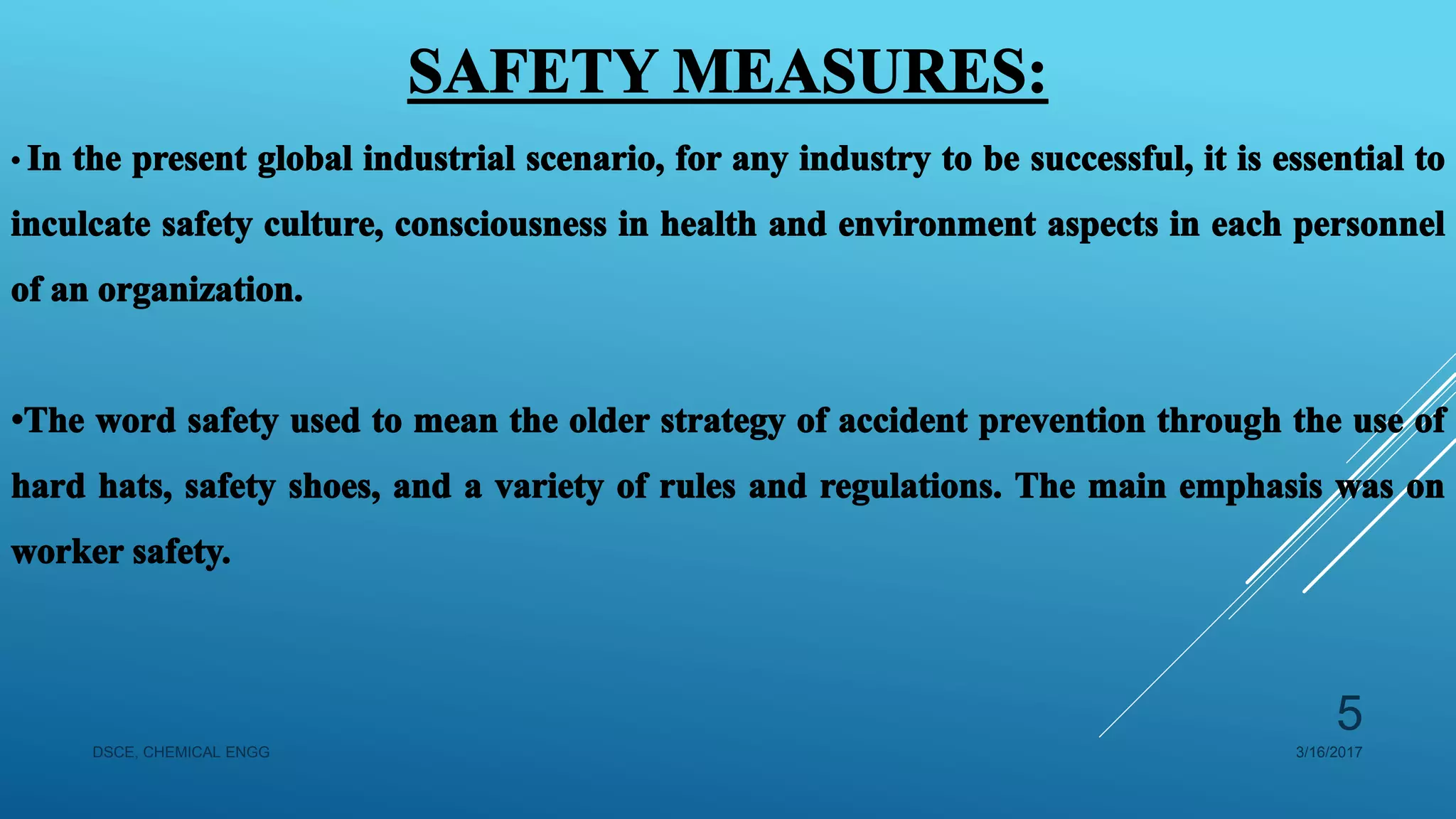 safety measure in design and operation | PPT