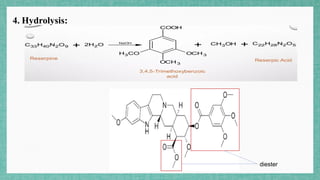 Structural Elucidation and stereochemistry of Reserpine.pptx