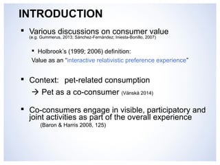 Consumer value journey with pet in multible touchpoints | PPT
