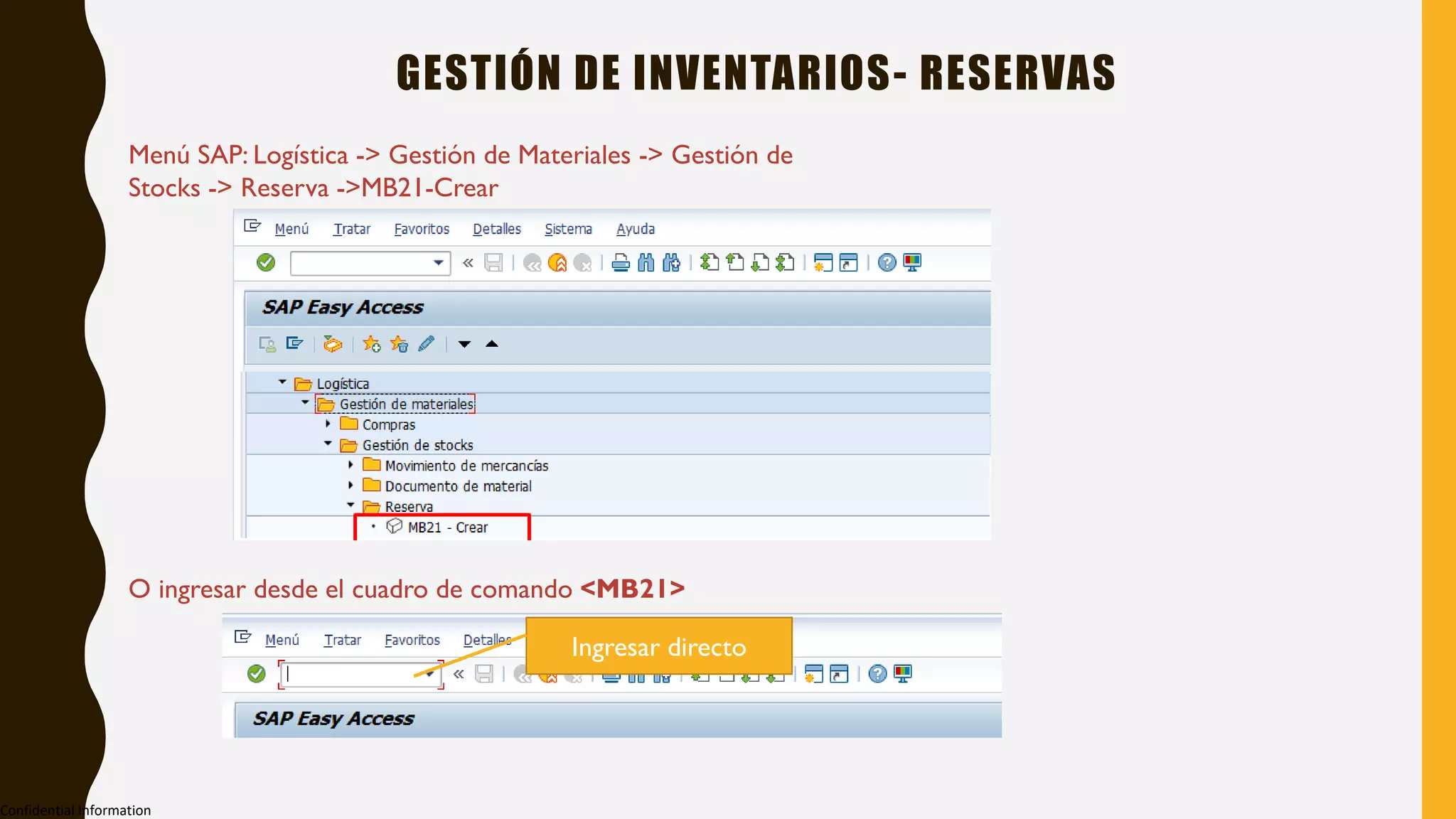 RESERVAS SAP MB21 | PDF