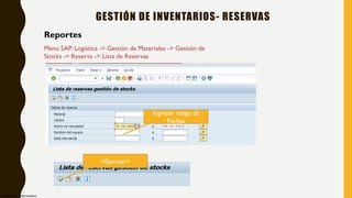 RESERVAS SAP MB21 | PDF