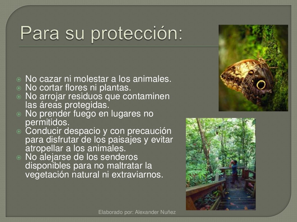Reservas Naturales de Honduras o Parques Nacionales