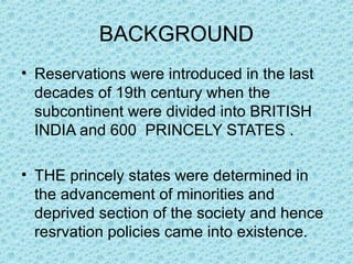 Reservation | PPT