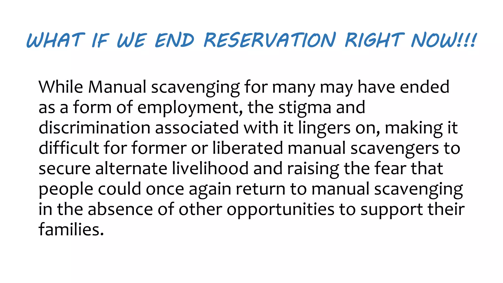 Reservation System In INDIA | PPTX