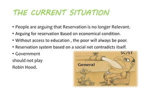 Reservation System In INDIA | PPTX