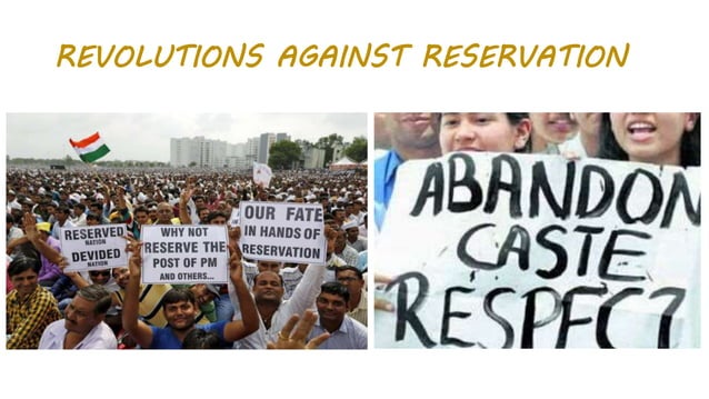 Reservation System In INDIA | PPTX