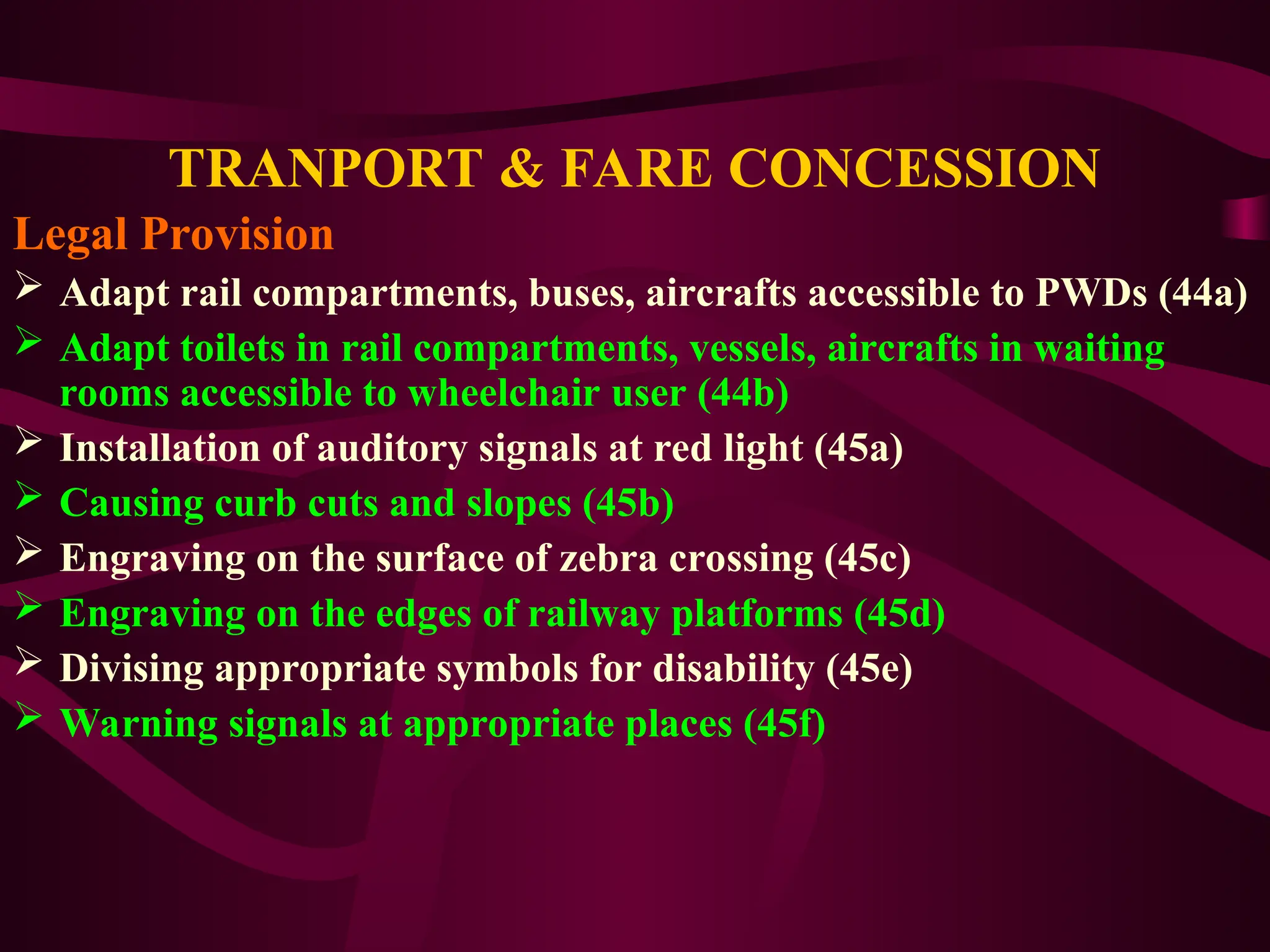 RESERVATION and benefits for pwd in india | PPT