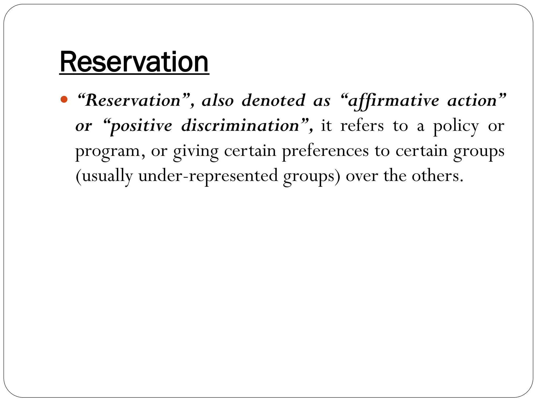 Economic weaker section Reservation PPT by Rajashree J Jawale | PDF