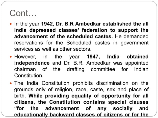 Economic weaker sections Reservation | PPT