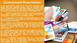 Front office Operations and Reservation | PDF