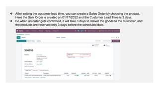 Reservation Methods in Odoo 15 | PPTX