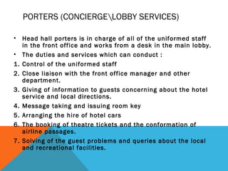 Reservation&room selling procedures | PPT