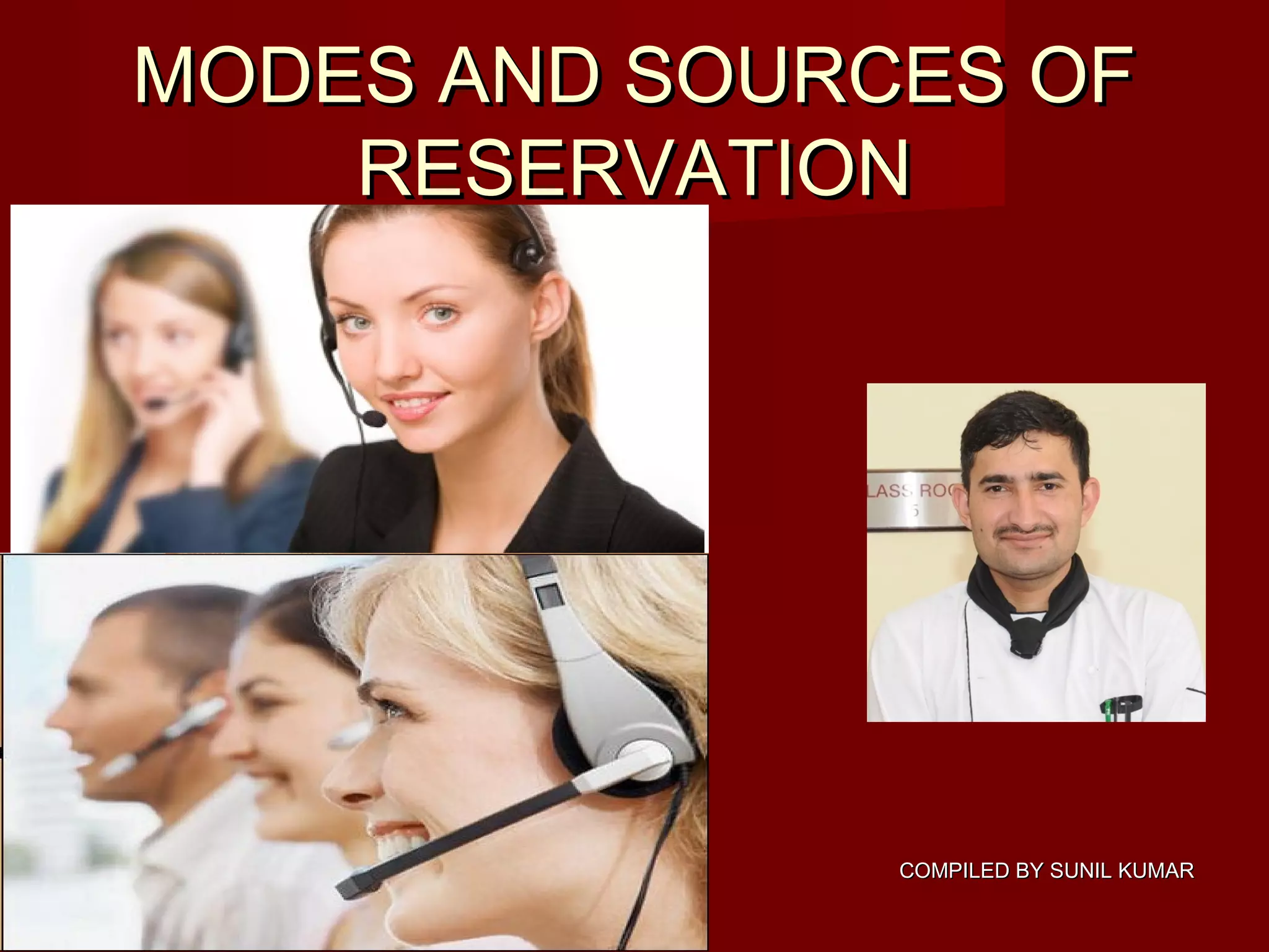 Reservations | PPT | Hospitality Industry | Industries