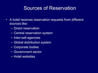Reservations | PPT