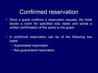 Reservations | PPT