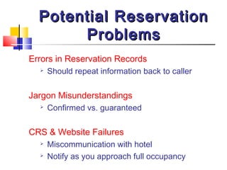 Reservation sources | PPT