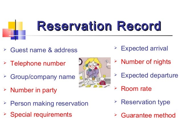 Reservation sources