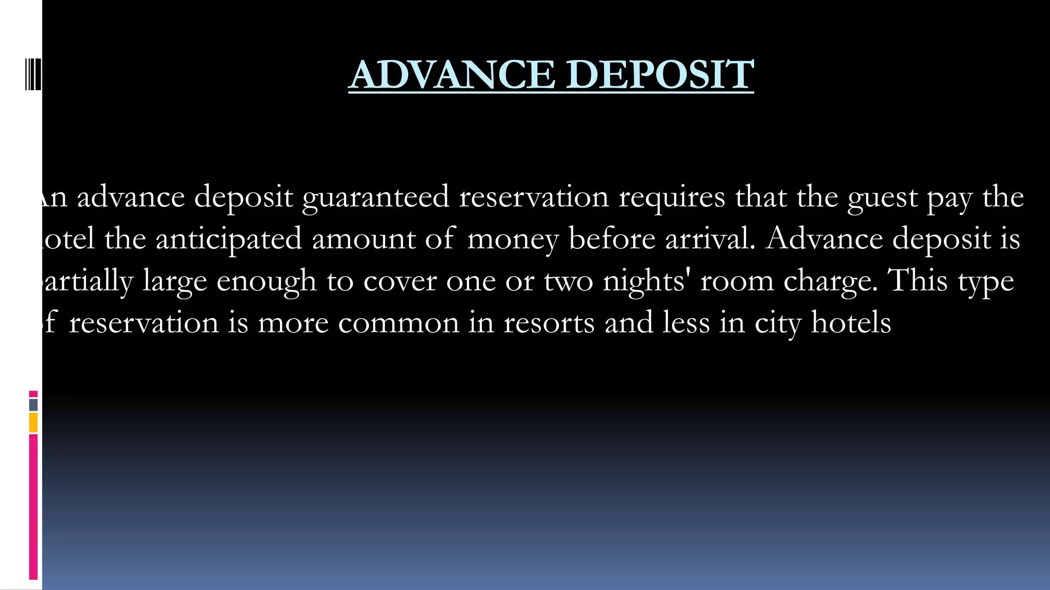 Reservations Process in Hotel | PPTX