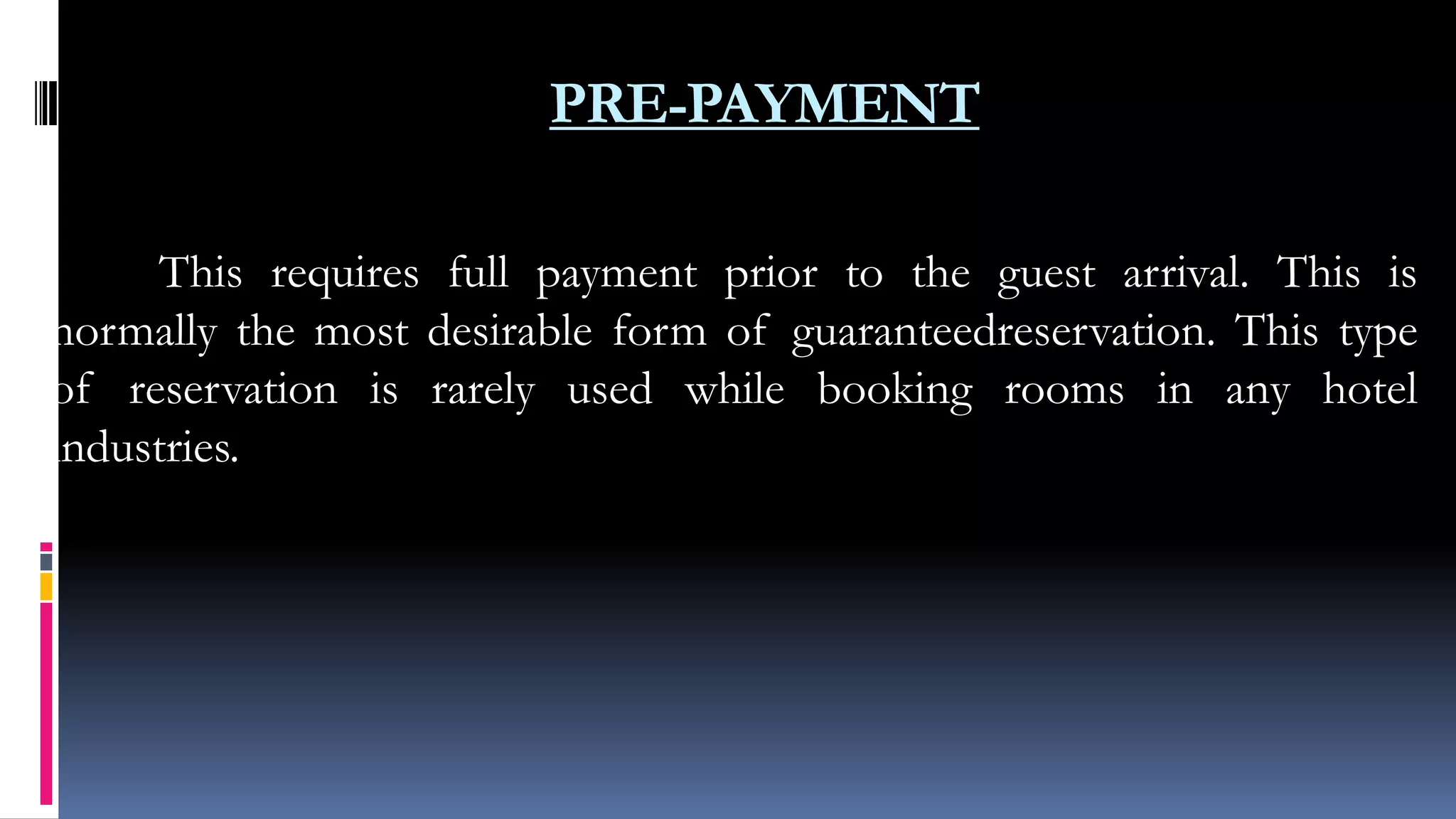 Reservations Process in Hotel | PPTX