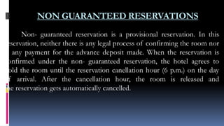Reservations Process in Hotel | PPTX