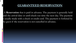 Reservations Process in Hotel | PPTX