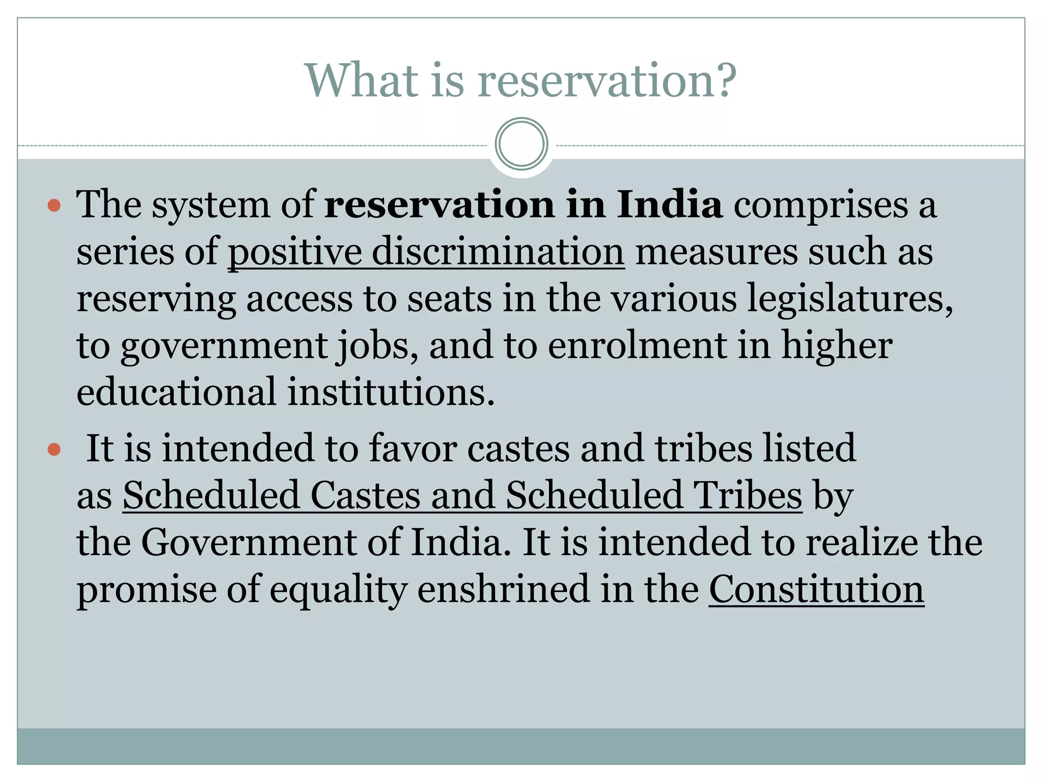 Reservation system | PPTX