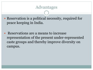 Reservation system | PPTX