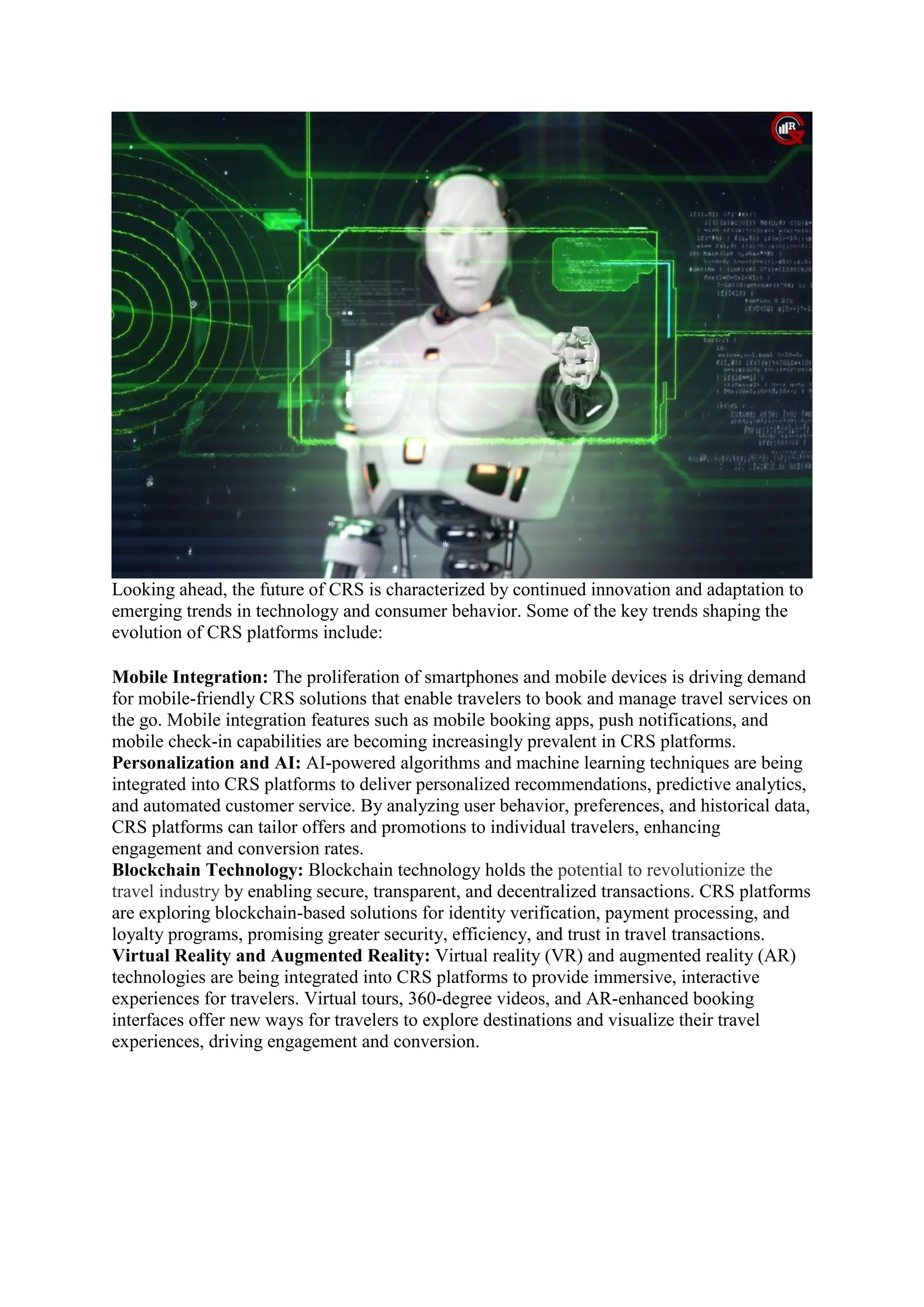 Computer Reservation Systems: Evolution, Functionality, Impact and Future Trends | GQ Research | PDF