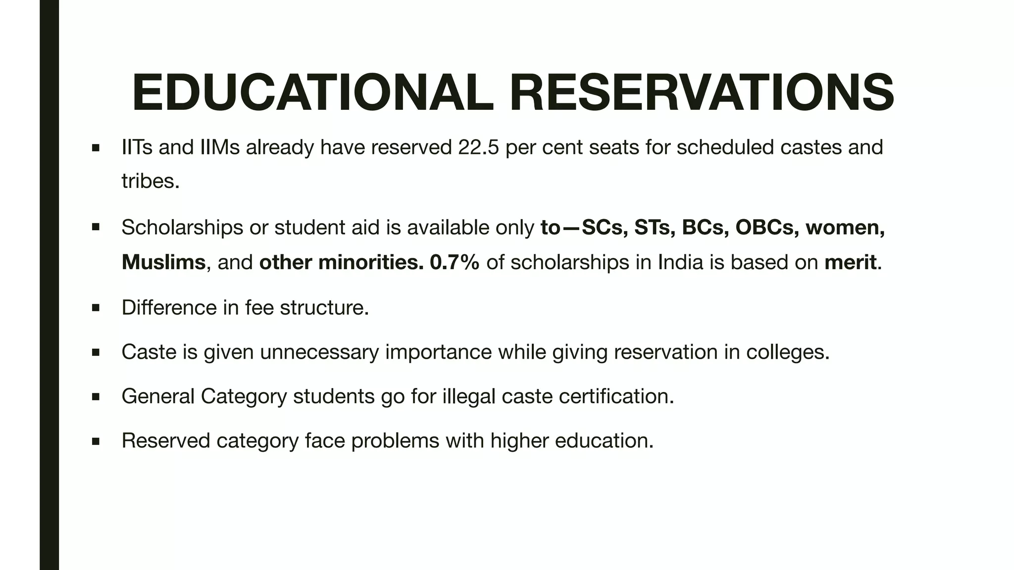 Reservation systems in India | PDF