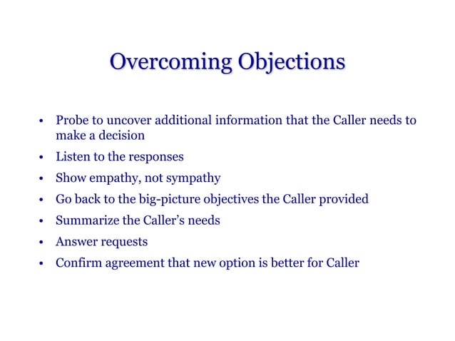 Reservation Training | PPSX