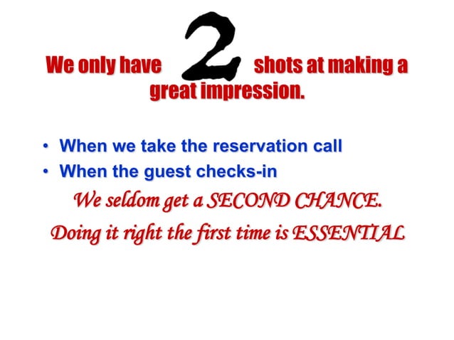 Reservation Training | PPSX