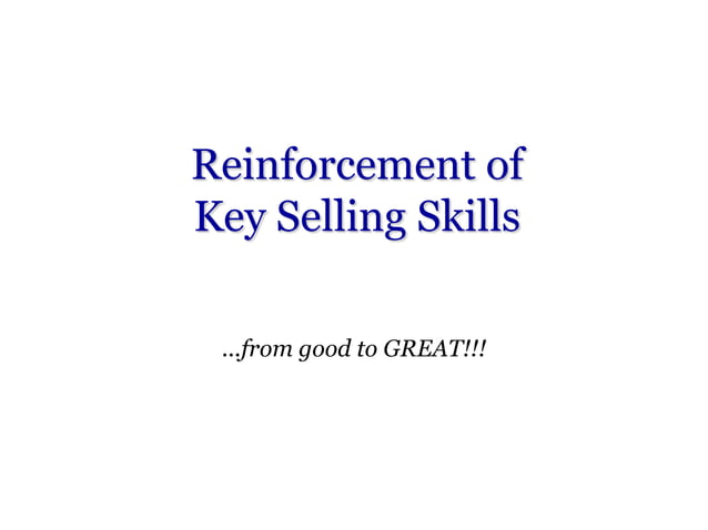 Reservation Training | PPSX