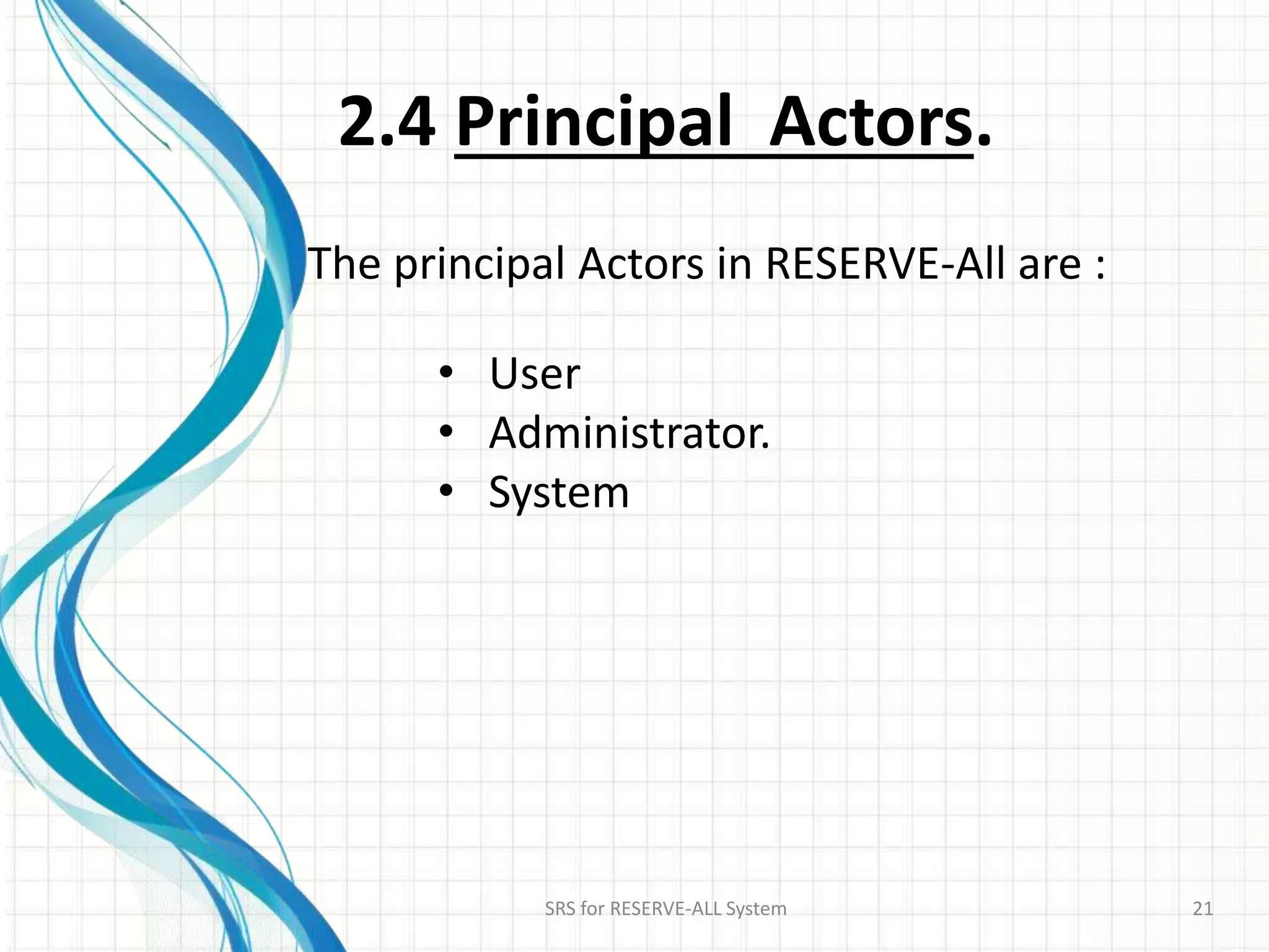 SRS for Railways Reservation System | PPTX