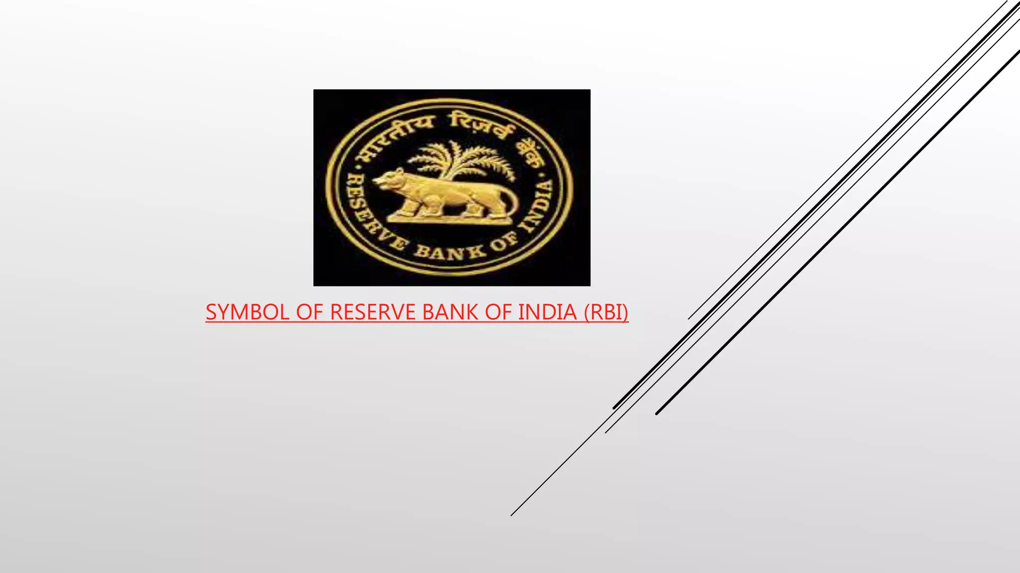 Reserve bank of india | PPTX