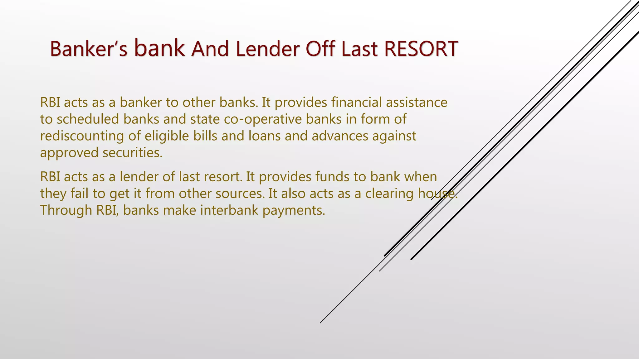 Reserve bank of india | PPTX