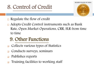 Reserve bank of india | PPTX