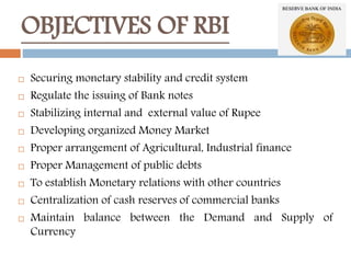 Reserve bank of india | PPTX