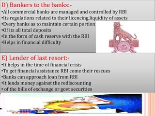 Reserve bank of india | PPTX