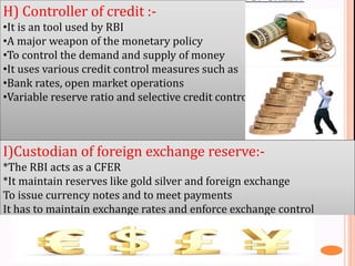 Reserve bank of india | PPTX