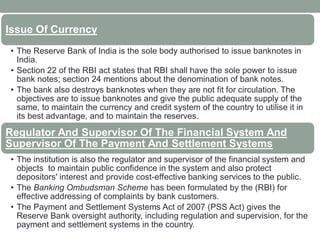 Reserve bank of India | PPT