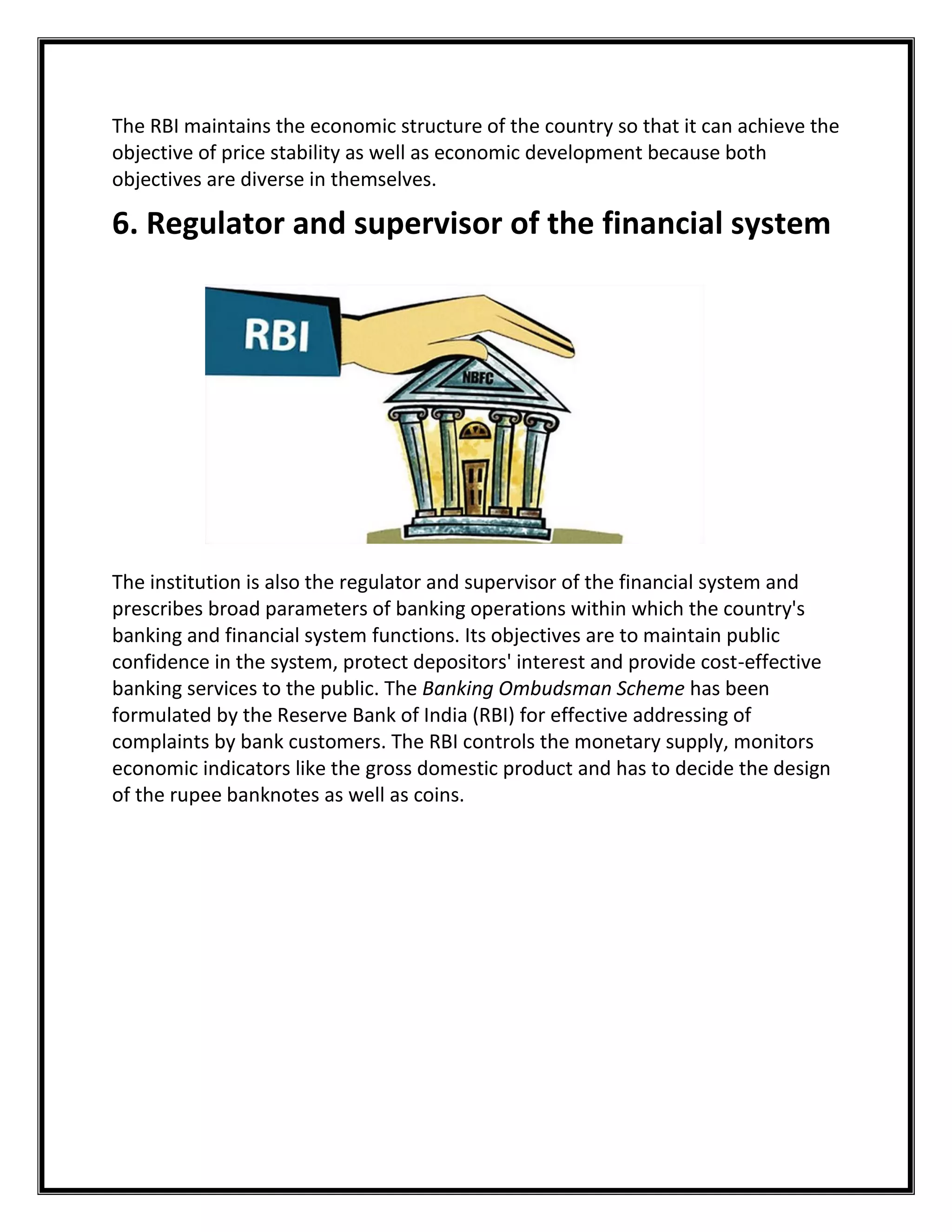 Role of RBI in Control of Credit - Economics Project Class 12 (2019-20 ...