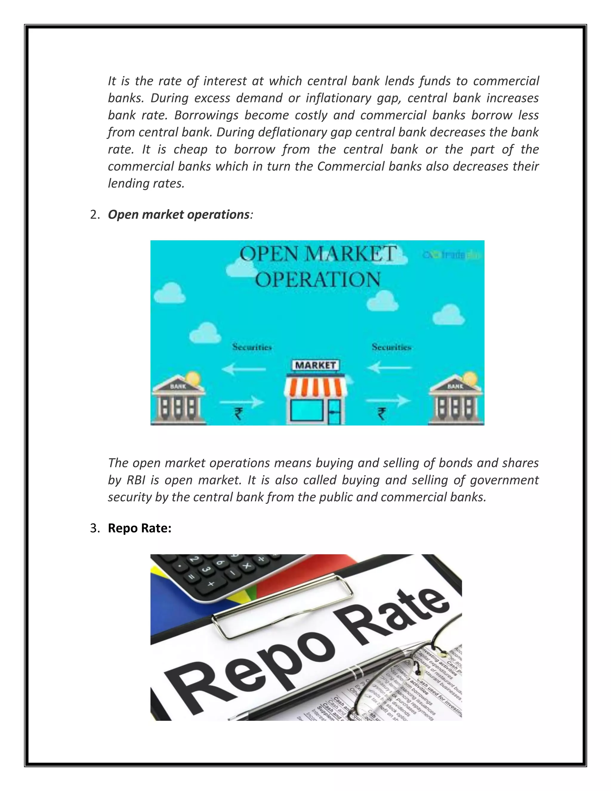 Role of RBI in Control of Credit - Economics Project Class 12 (2019-20 ...