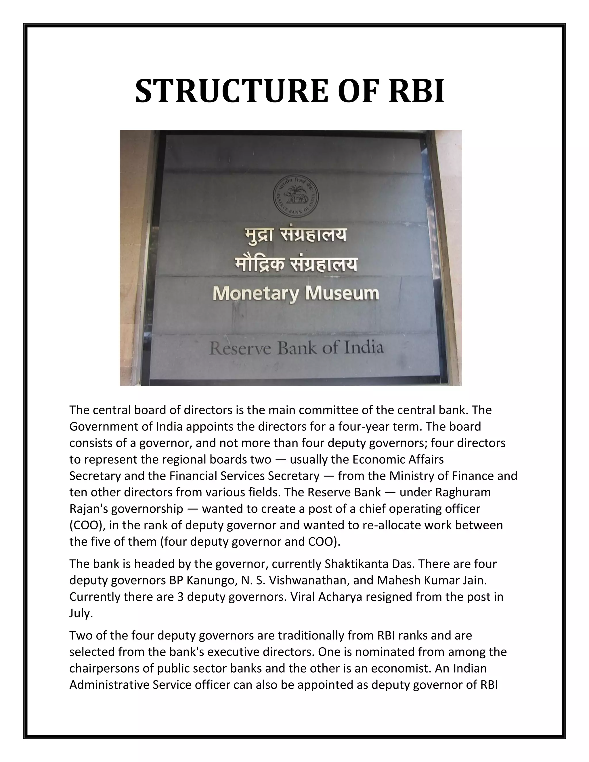 Role of RBI in Control of Credit - Economics Project Class 12 (2019-20 ...